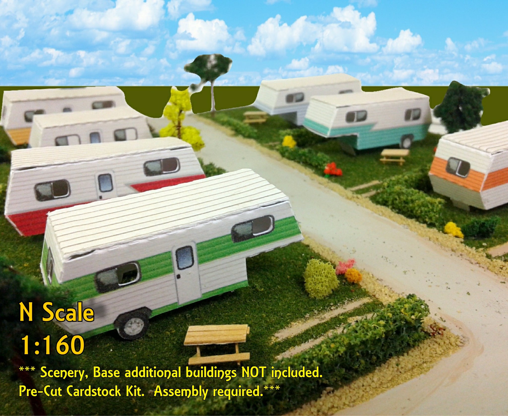 Campers / Caravans Set (7 pcs) – CustomZscales