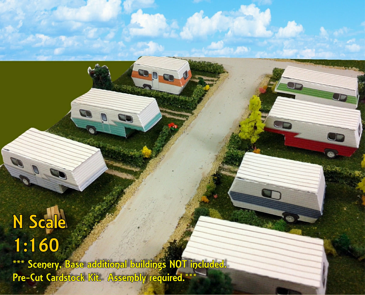 Campers / Caravans Set (7 pcs) – CustomZscales