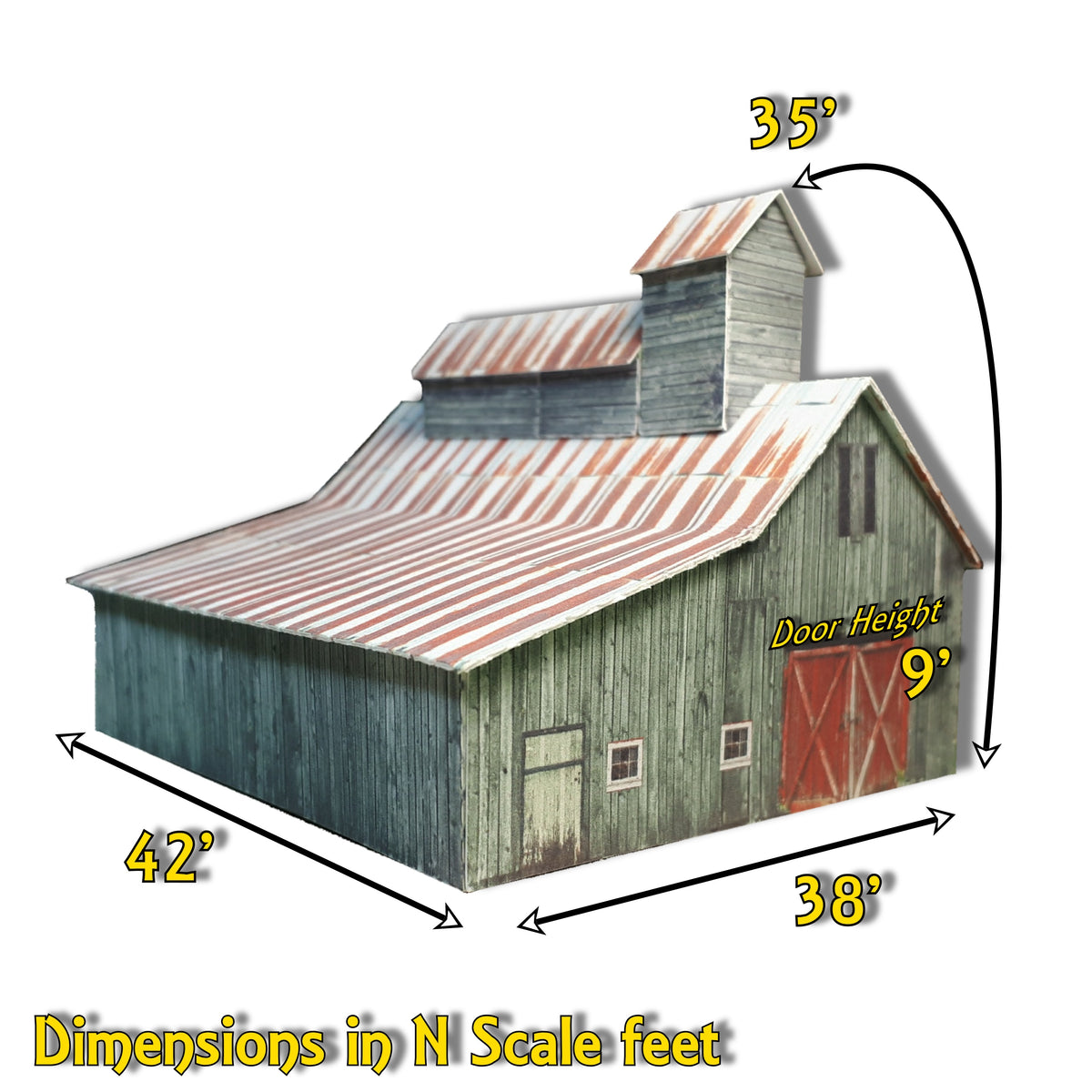 Rustic Homestead Barn – CustomZscales