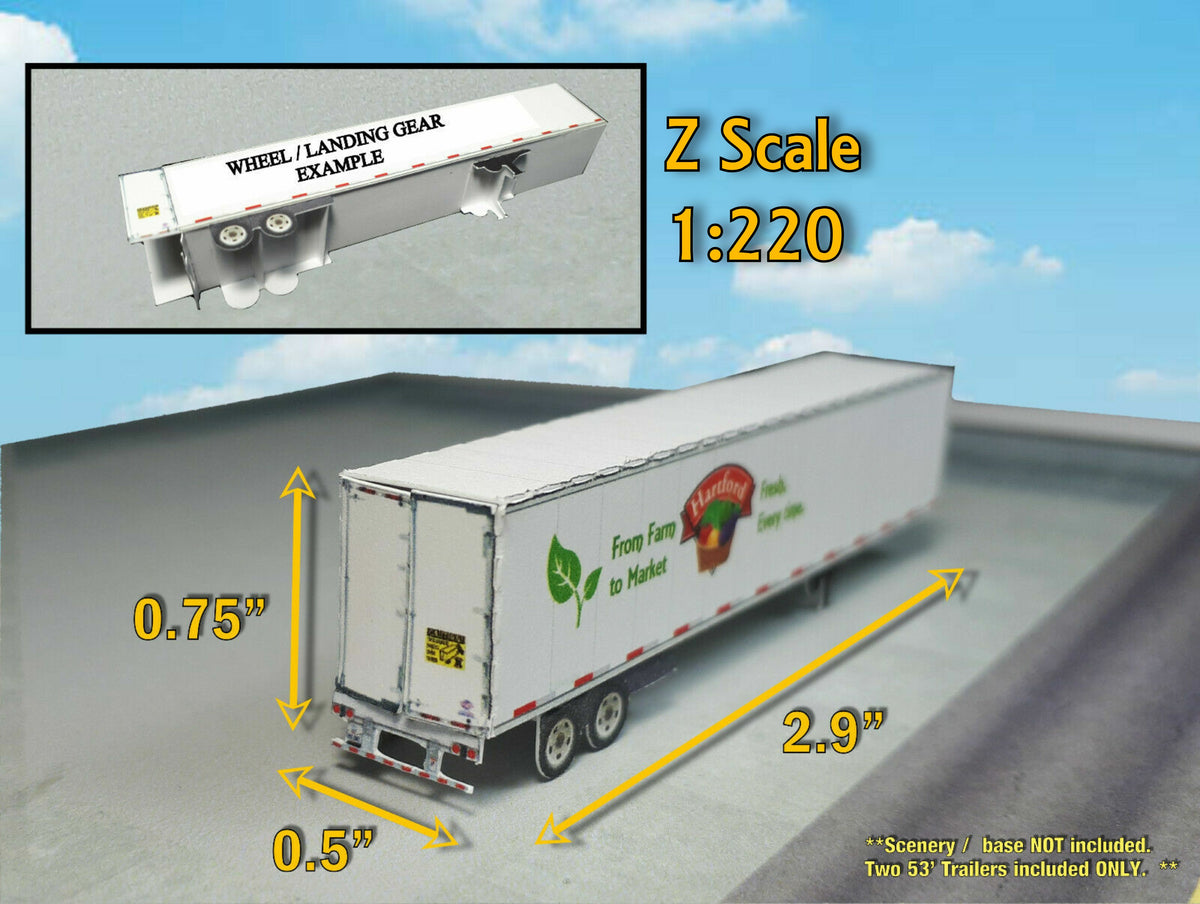 53' Dry Van Trailer Set 1 – CustomZscales